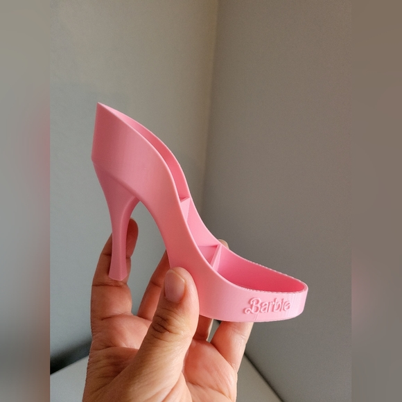 Barbie | Storage & Organization | Barbie Stiletto Shoe Makeup Organizer ...